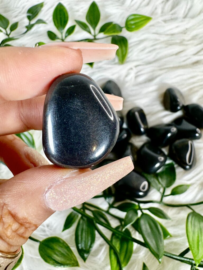 Black Obsidian Tumbles – Pure Intentions